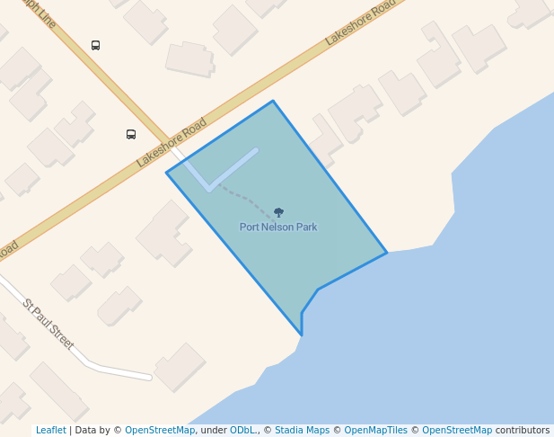 Port Nelson Park in Burlington | Map and Routes