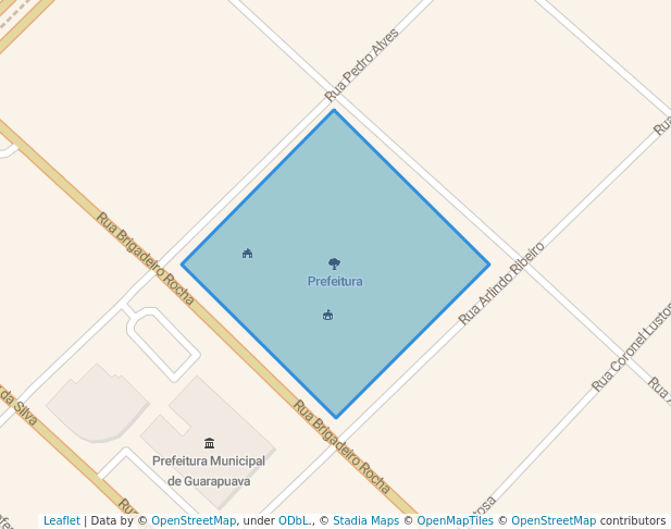 Prefeitura in Guarapuava | Map and Routes
