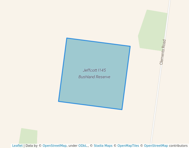 Jeffcott I145 Bushland Reserve in Jeffcott | Map and Routes