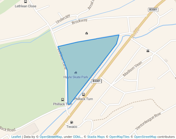 Hayle Recreation Ground in Hayle | Map and Routes