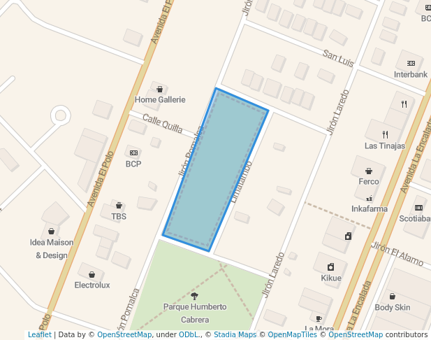 Parque Faustino Sánchez Carrión in Santiago de Surco | Map and Routes