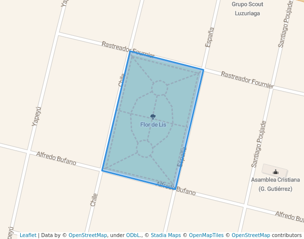 Flor de Lis in Maipú | Map and Routes