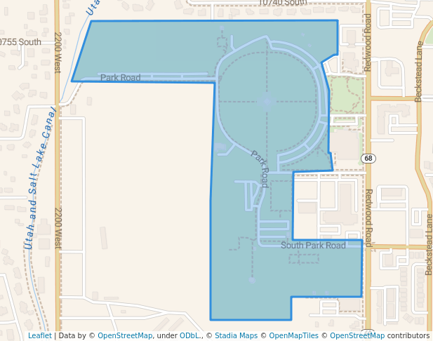 South Jordan City Park in South Jordan | Map and Routes