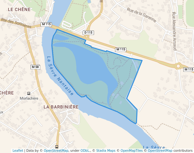 Parc du Loiry in Vertou | Map and Routes