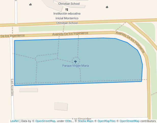 Parque Virgen María in Santiago de Surco | Map and Routes