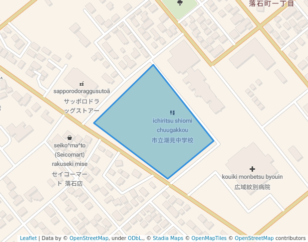 グラウンド in Mombetsu | Map and Routes