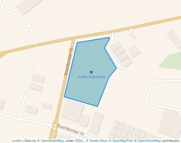 GHMC HUDA Park in Hyderabad | Map and Routes