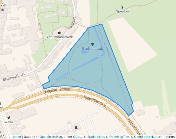 Begijnhofpark in Herentals | Map and Routes