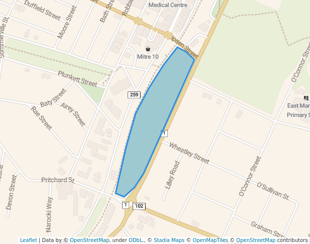 Allamble Park in Manjimup | Map and Routes