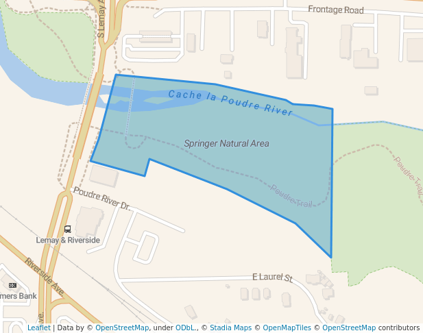 Springer Natural Area in Fort Collins | Map and Routes