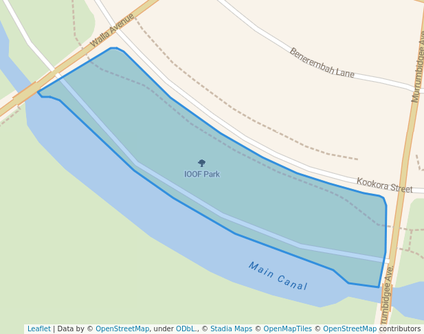 IOOF Park in Griffith | Map and Routes
