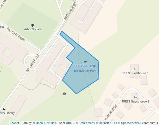 UPLB-EDC Binhi Biodiversity Park in Los Baños | Map and Routes