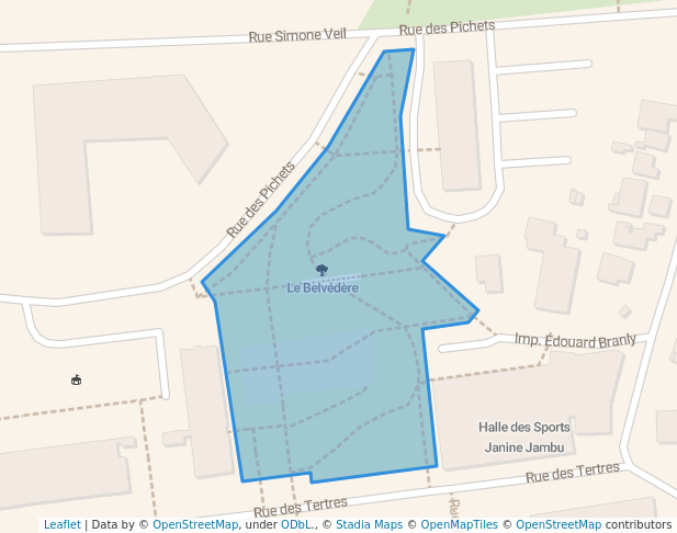 Le Belvédère in Bagneux | Map and Routes