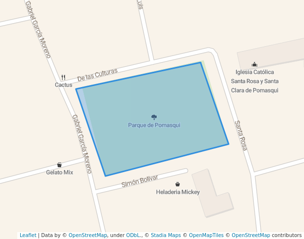 Parque de Pomasqui in Quito | Map and Routes