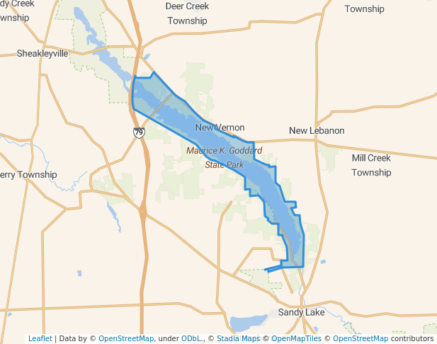 Maurice K. Goddard State Park in Sandy Lake | Map and Routes