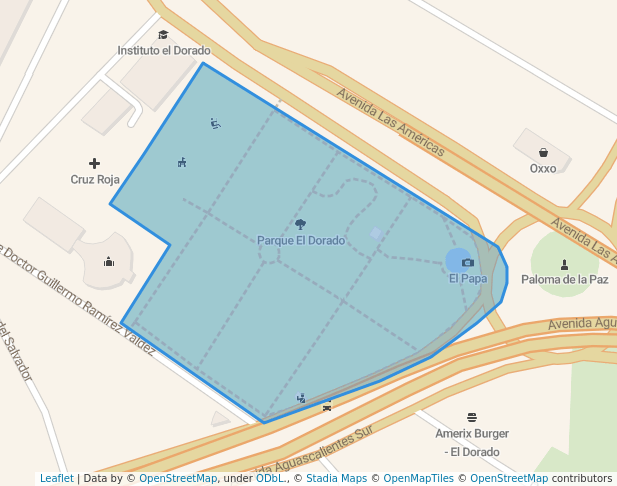 Parque El Dorado in Aguascalientes | Map and Routes