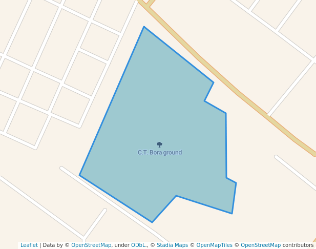 C.T. Bora ground in Shirur | Map and Routes