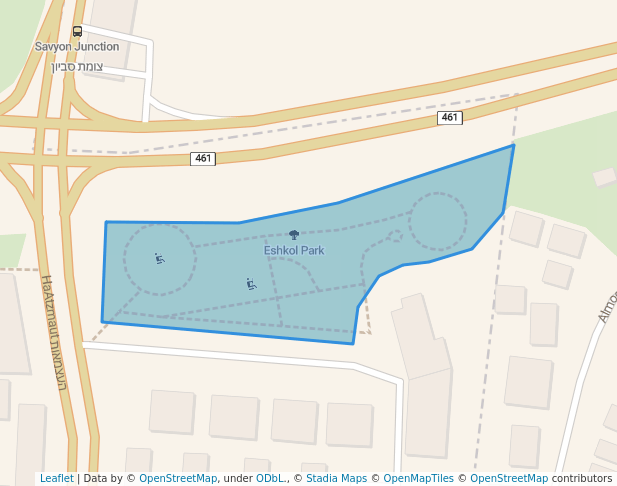 Eshkol Park in Or Yehuda | Map and Routes