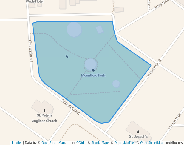 Mountford Park in Leeton | Map and Routes