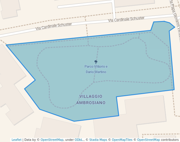 Parco Vittorio e Dario Martino in Segrate | Map and Routes