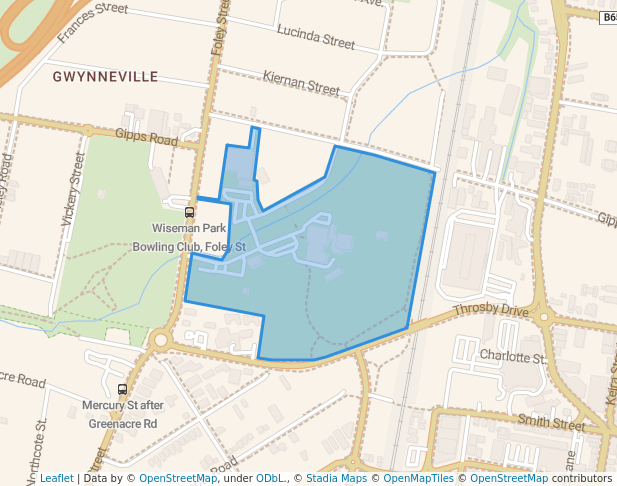 Beaton Park in Gwynneville | Map and Routes