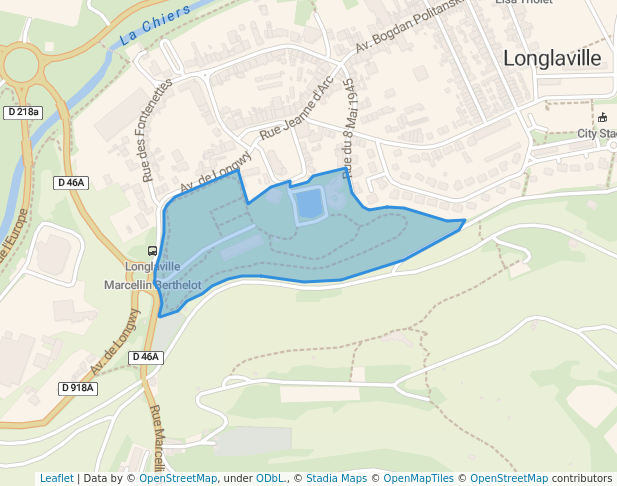 Parc Jacques Duclos in Longlaville | Map and Routes