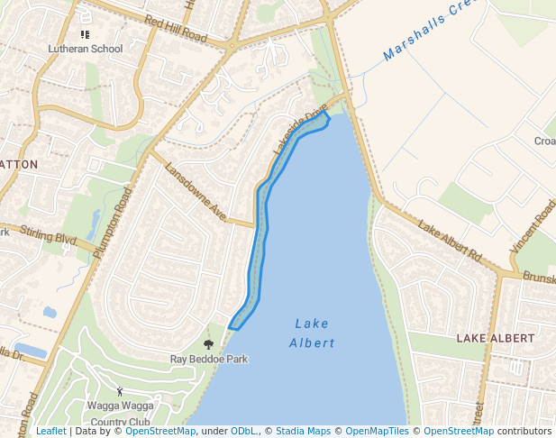 White Reserve in Lake Albert | Map and Routes