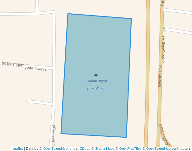 بوستان مریم in Khoy | Map and Routes