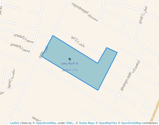پارک تخته پل in Khoy | Map and Routes