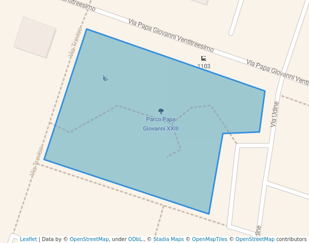 Parco Papa Giovanni XXIII in Stezzano | Map and Routes