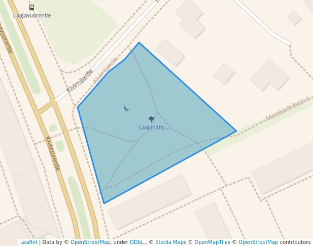 Laajaniitty in Vanda | Map and Routes