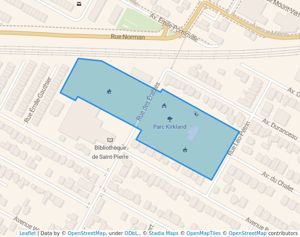 Parc Kirkland in Montréal | Map and Routes