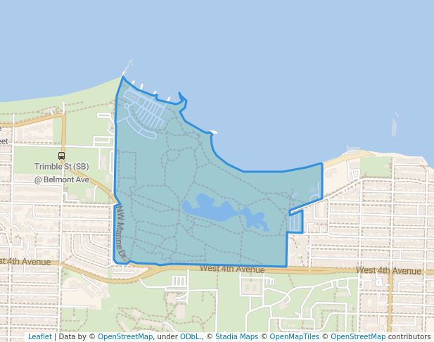Jericho Beach Park in Vancouver | Map and Routes