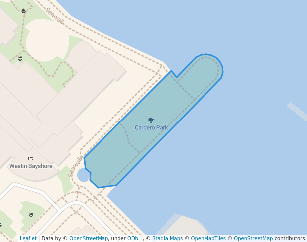 Cardero Park in Vancouver | Map and Routes