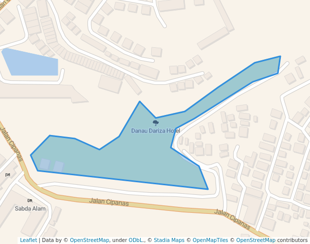 Danau Dariza Hotel in Tarogong Kaler | Map and Routes