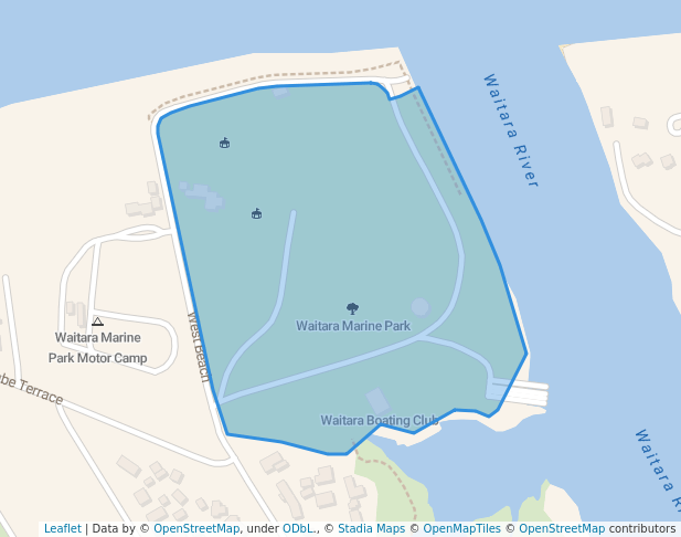 Waitara Marine Park in Waitara | Map and Routes