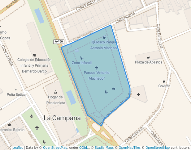 Parque "Antonio Machado" in La Campana | Map and Routes