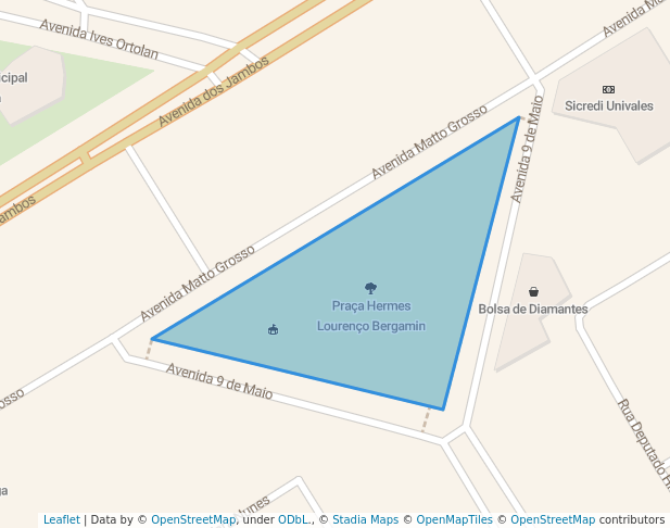 Praça da Biblia in Juína | Map and Routes