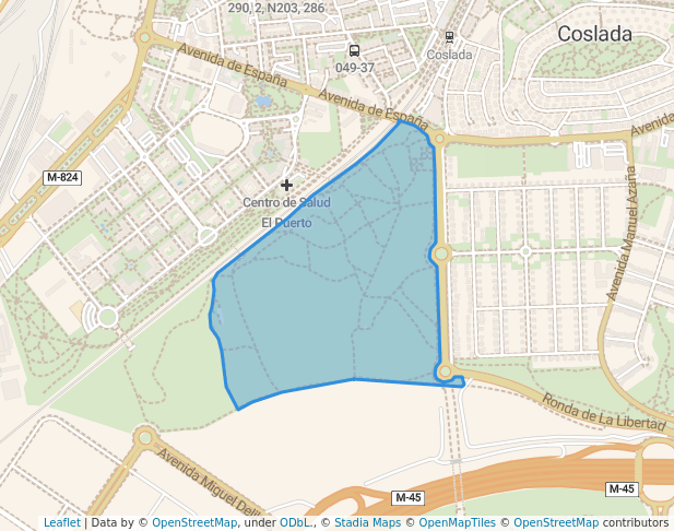Bosque del Humedal in Coslada | Map and Routes