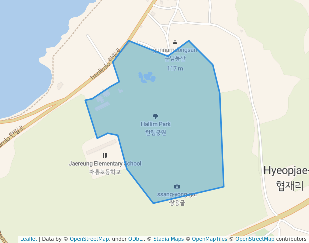 Hallim Park in Cheju | Map and Routes