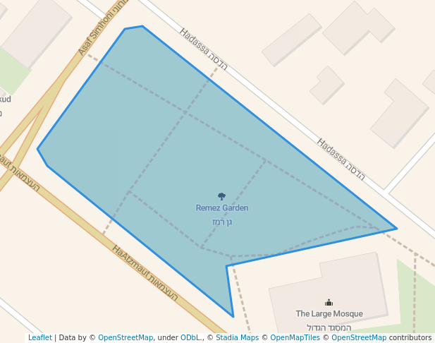 Remez Garden in Be'er Sheva | Map and Routes