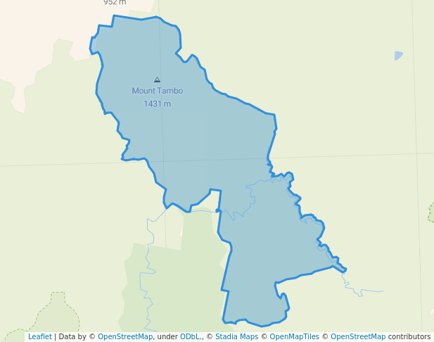 Marble Gully - Mount Tambo Nature Conservation Reserve in Bindi | Map ...