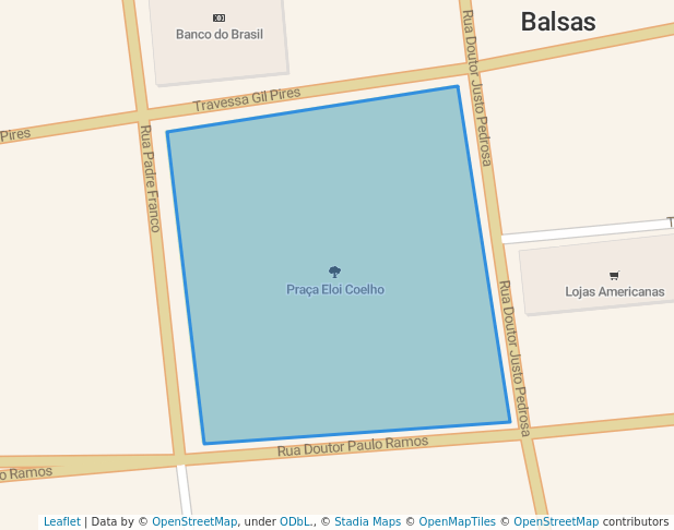 Praça Eloi Coelho in Balsas | Map and Routes
