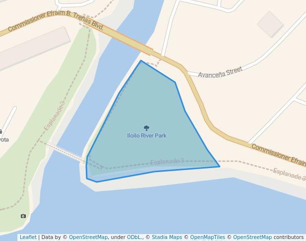 Iloilo River Park in Iloilo City | Map and Routes