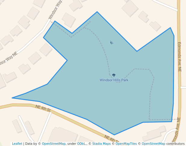 Windsor Hills Park in Renton | Map and Routes