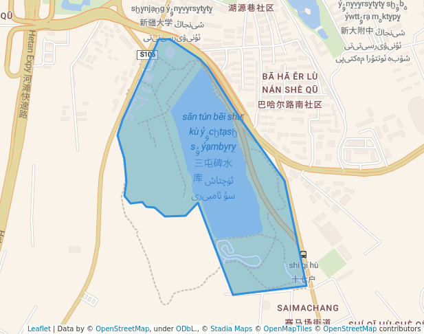 سۇ ئۈستى باغچىسى 水上乐园 in Wu Lu Mu Qi Shi | Map and Routes