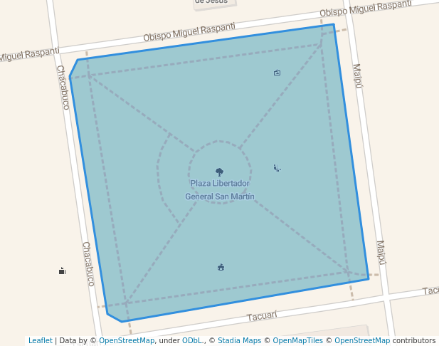 Plaza Libertador General San Martín in Haedo | Map and Routes