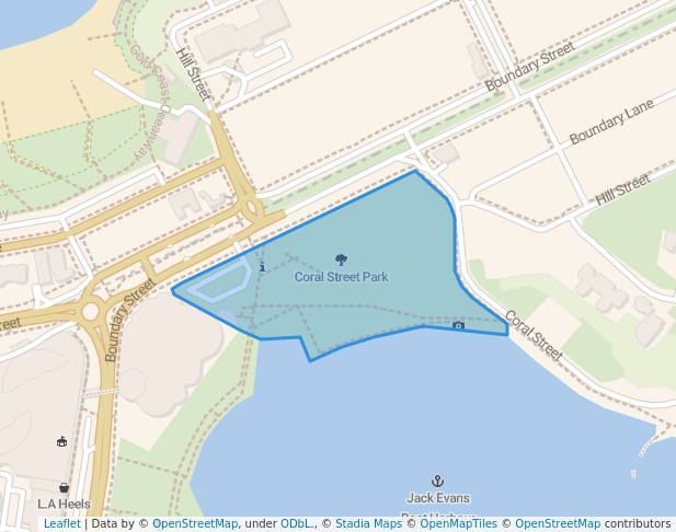 Coral Street Park in Tweed Heads | Map and Routes