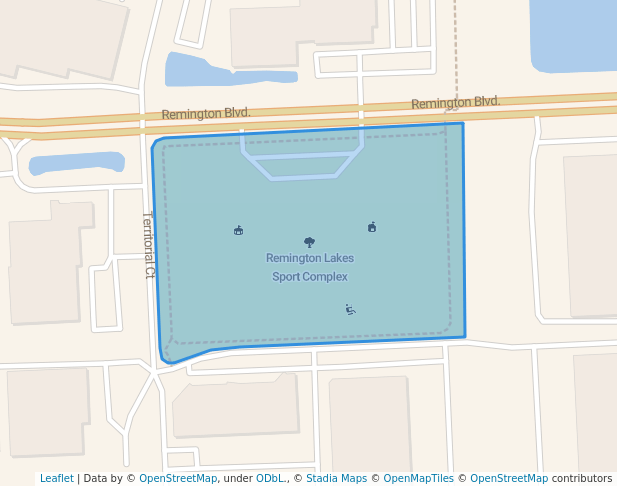 Remington Lakes Sport Complex in Bolingbrook | Map and Routes