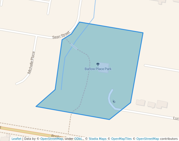 Barlow Place Park in Boondall | Map and Routes